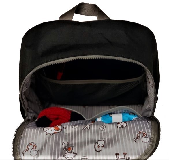 Adventure Kids School Backpack Black